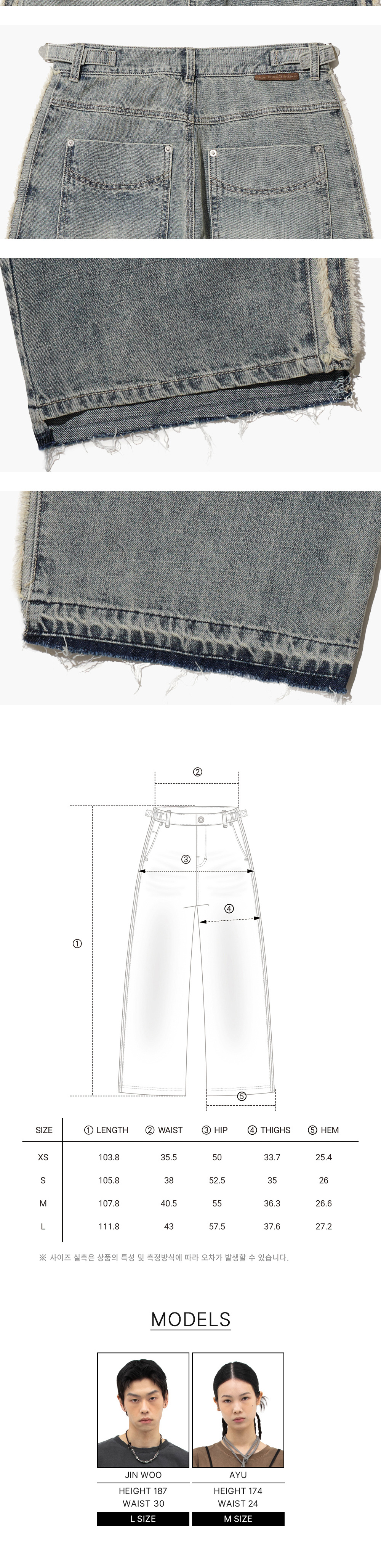 데프가먼츠 사이드 트랙 라인 진 인디고 | DEFGARMENTS | KREAM