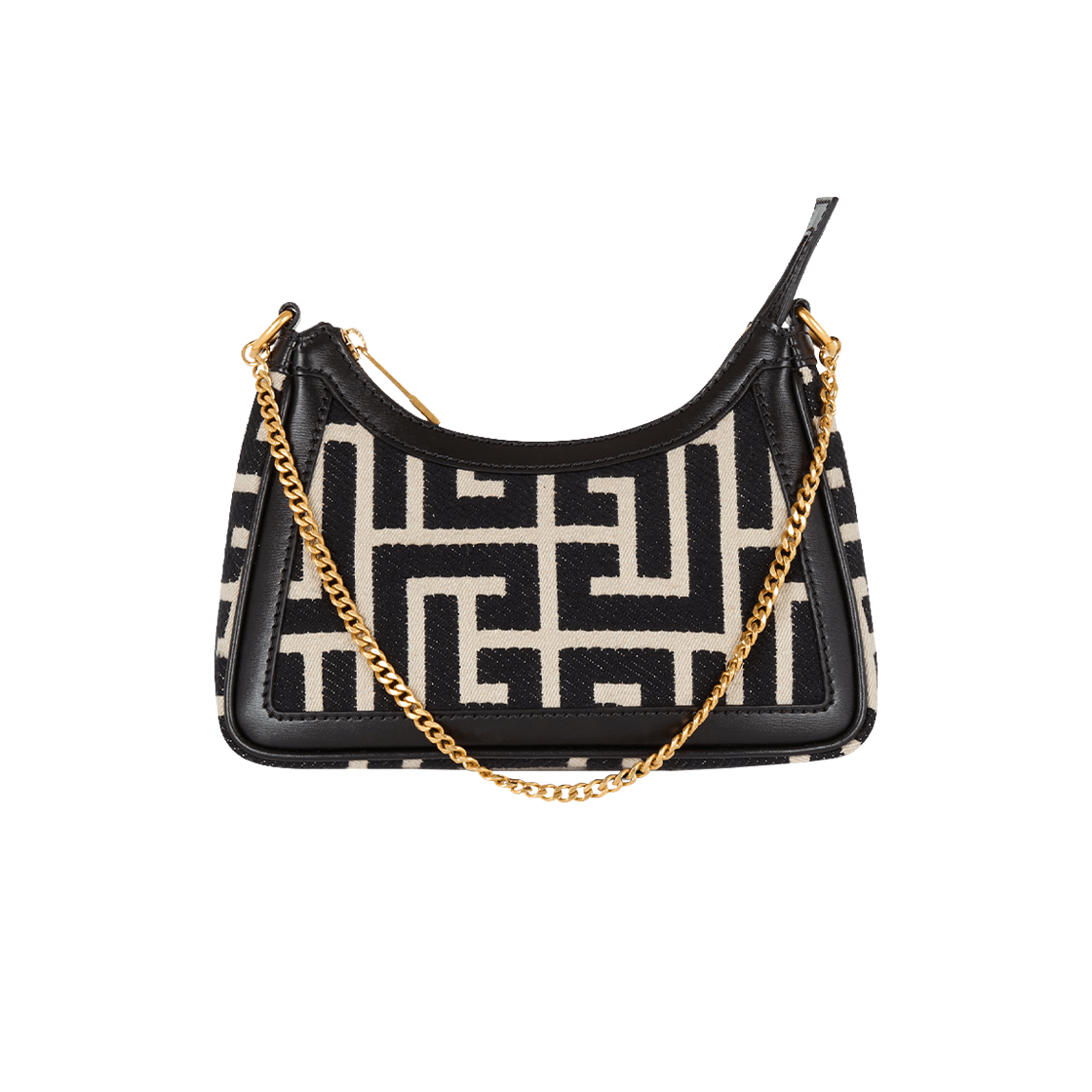 발망 B-아미 모노그램 자카드 숄더백 블랙 | Balmain | KREAM