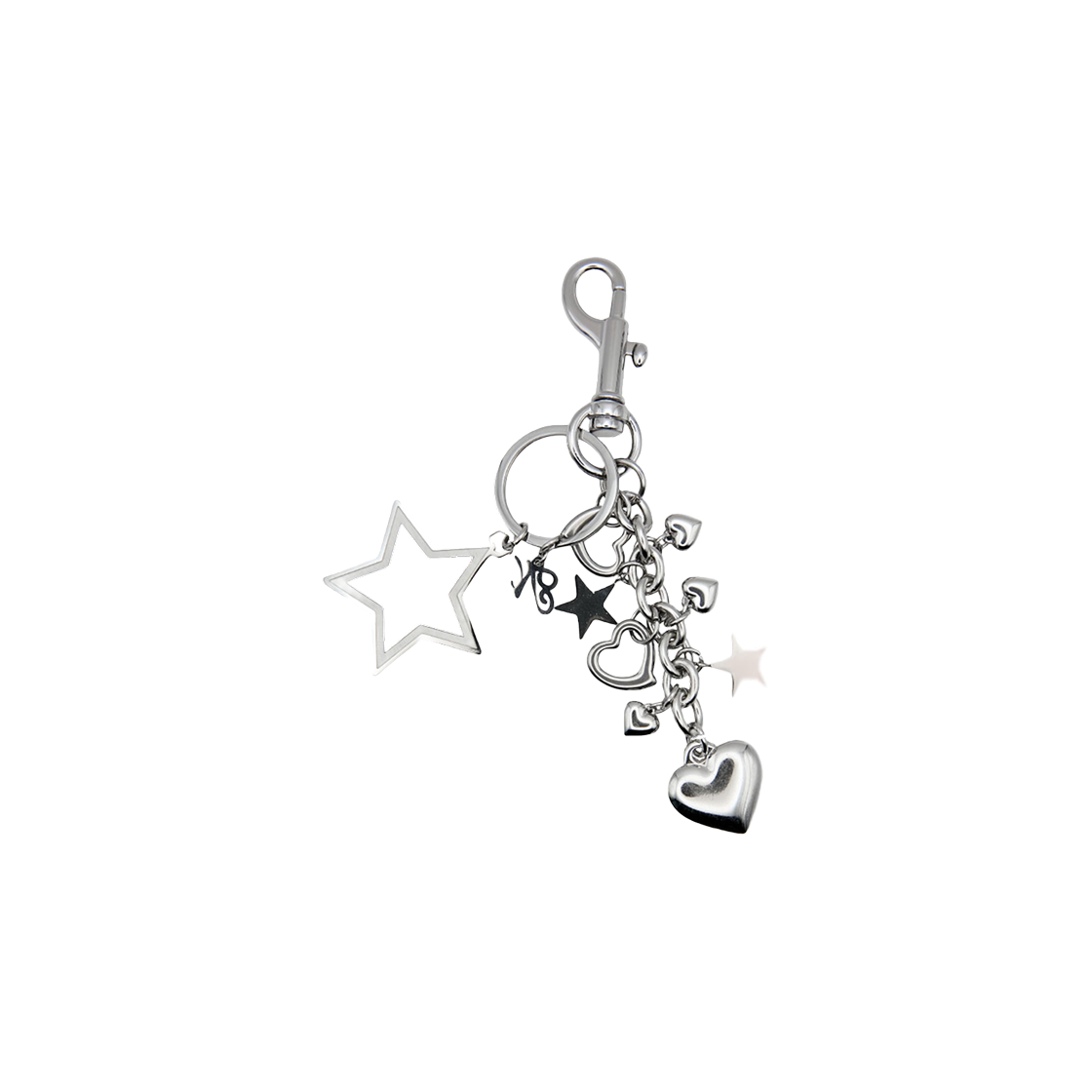 엔프프 스타라이트 하트 키링 실버 | Nff | KREAM