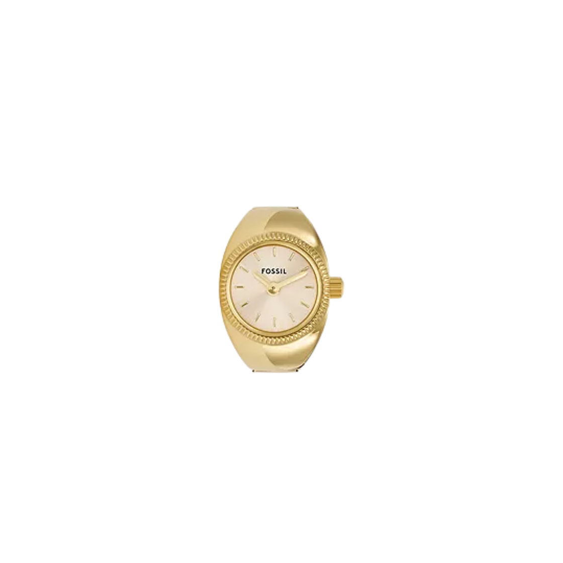 (W) 파슬 워치 링 쿼츠 투핸드 15mm 스테인리스 스틸 골드 | Fossil | KREAM