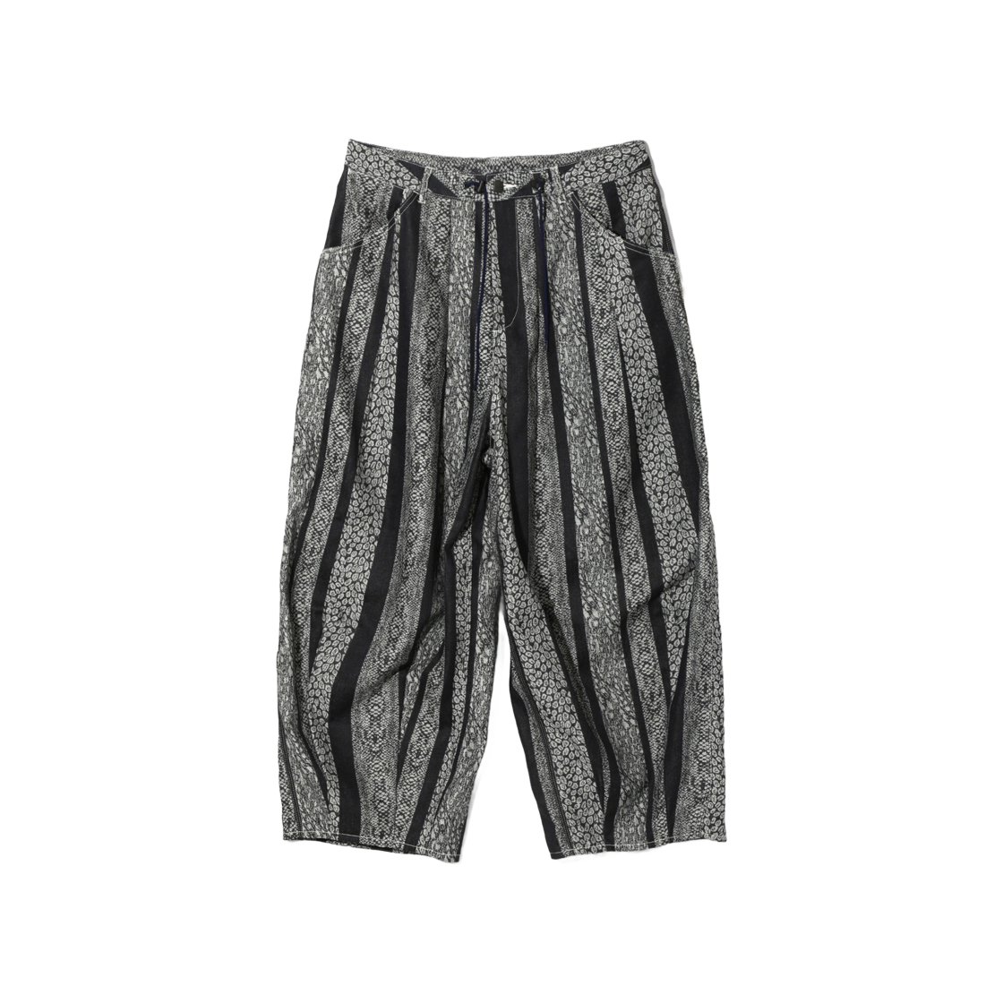 니들스 H.D. 팬츠 페인터 10온즈 데님 파이썬 자카드 인디고 | Needles | KREAM