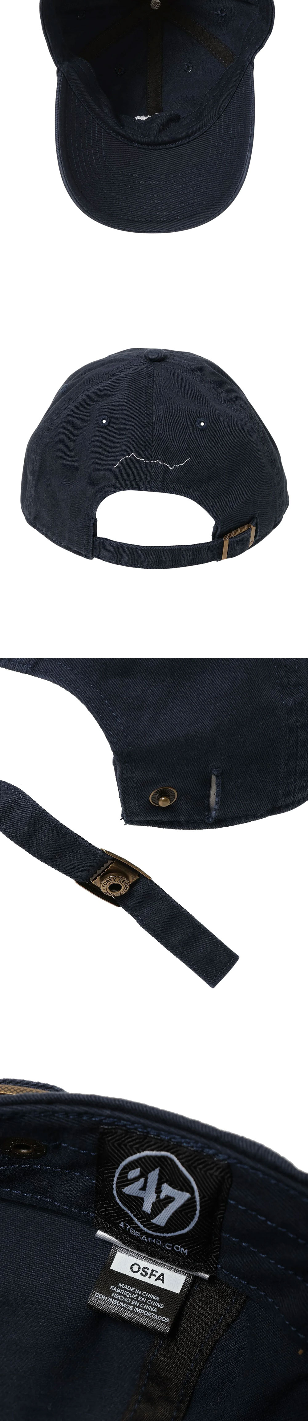 난가 x 47 코튼 캡 블랙 - 25SS | Nanga | KREAM