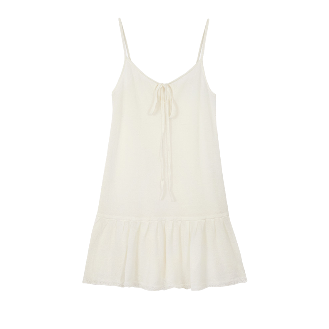 플레따 셔링 슬리브리스 니트 탑 아이보리 | FLETTA | KREAM