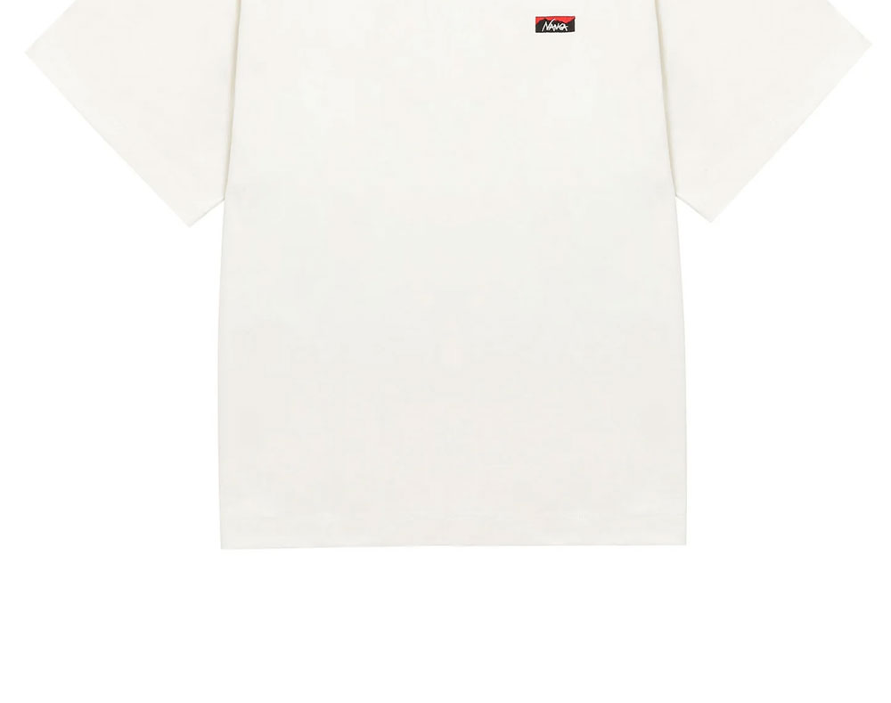 난가 에코 하이브리드 박스 로고 자수 티 화이트 - 25SS | Nanga | KREAM