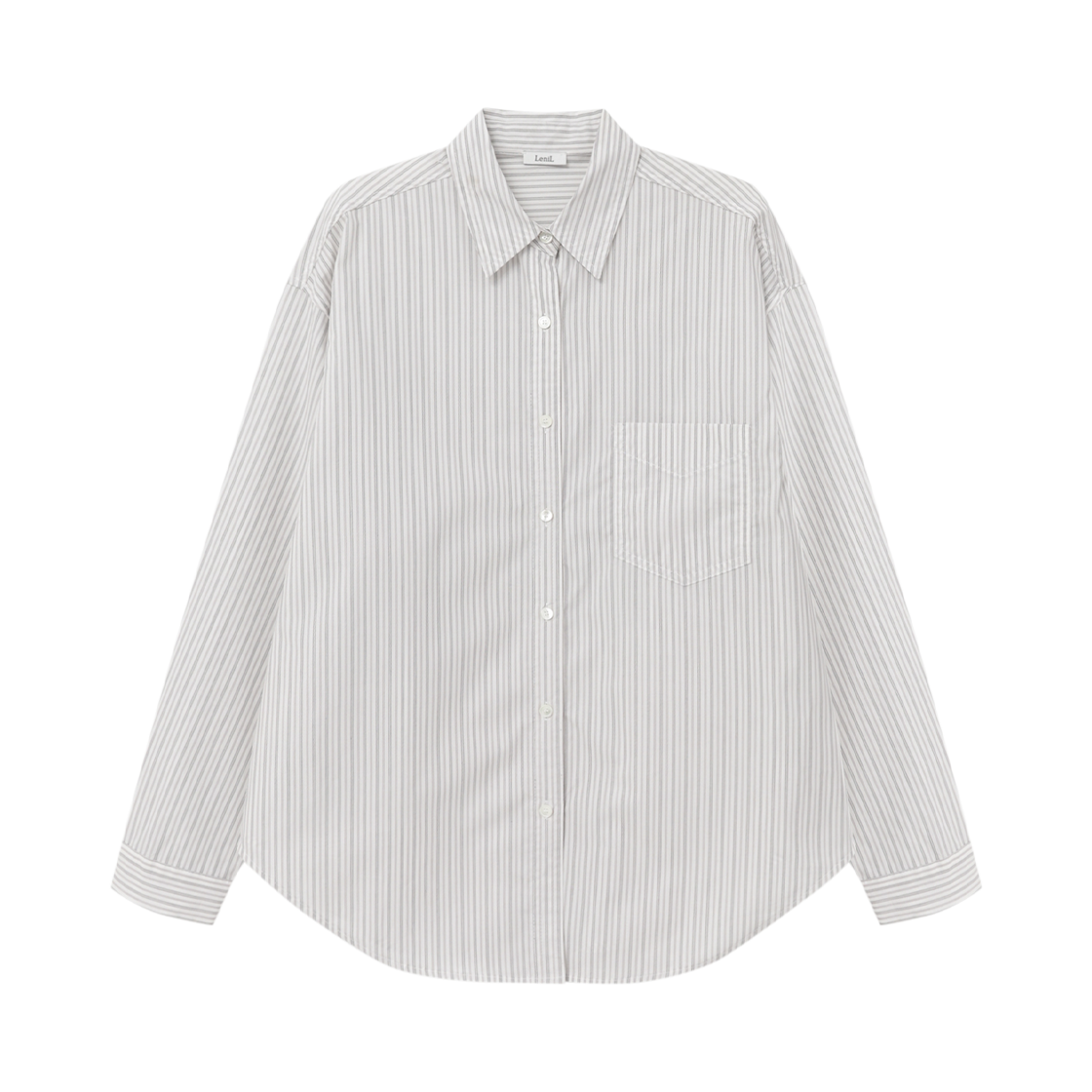 르닐 호스 스트라이프 셔츠 블랙 | LeniL | KREAM