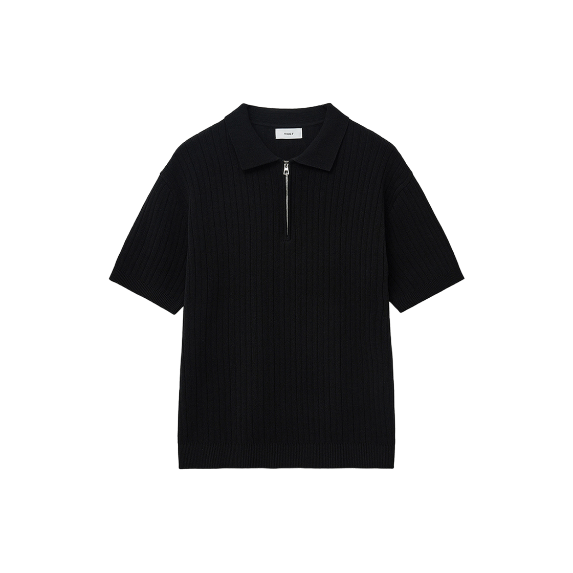 티엔지티 워셔블 루즈핏 하프집업 반팔 니트 | TNGT | KREAM