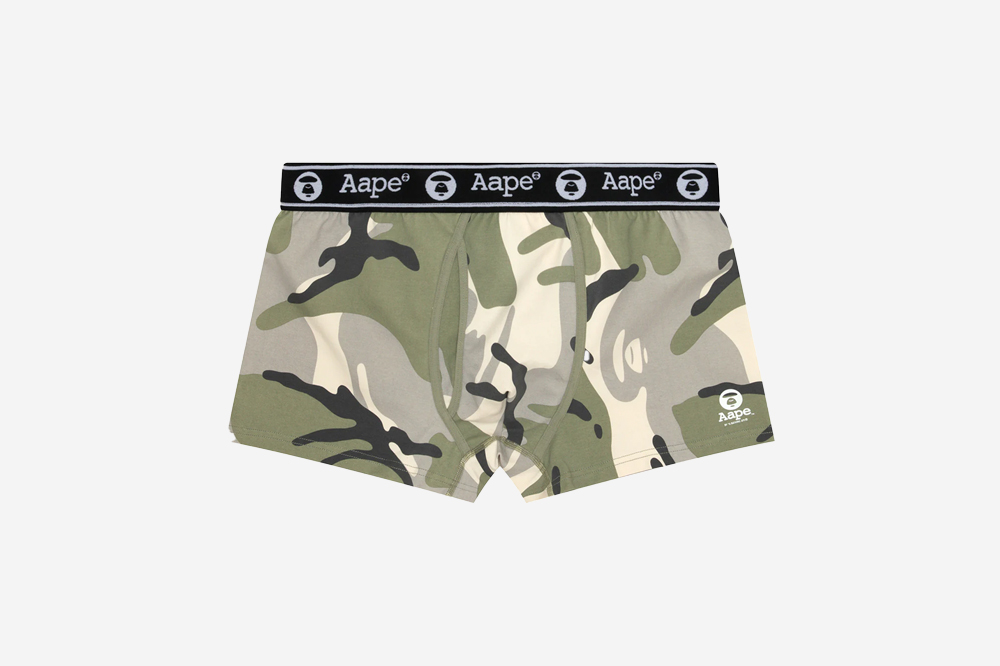 에이프 베이직 언더웨어 카키 베이지 - 25SS | AAPE | KREAM