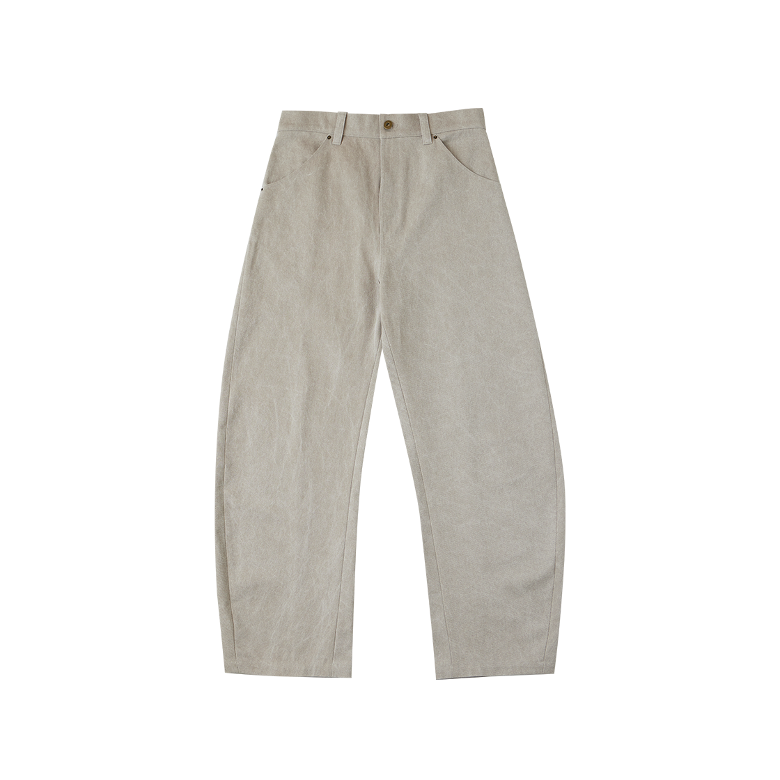 크레센트 커브드 카치온 팬츠 베이지 | LEARVE | KREAM