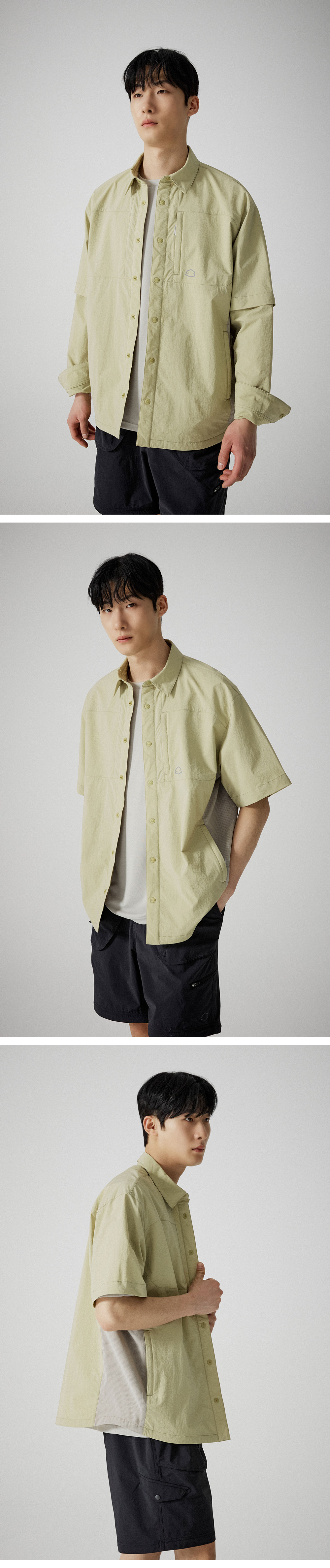 제로그램 루비콘 디테쳐블 셔츠 | ZEROGRAM | KREAM