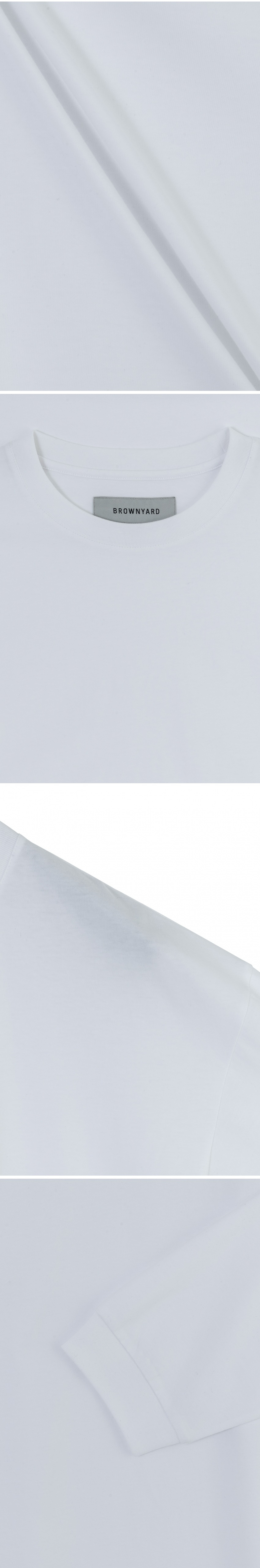 브라운야드 원 데이 롱 슬리브 화이트 | BROWNYARD | KREAM