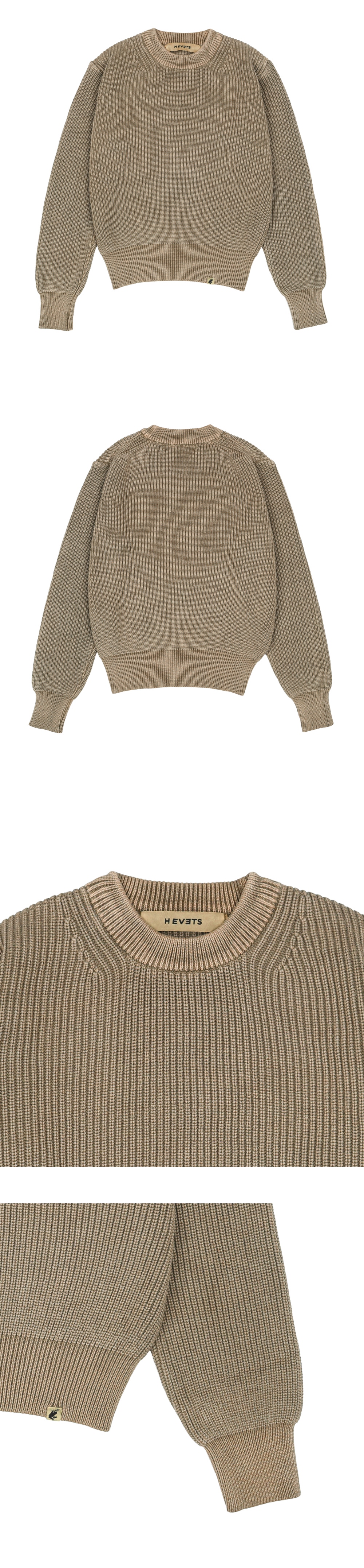 헤베츠 우먼 코튼 풀오버 카멜 | Hevets | KREAM