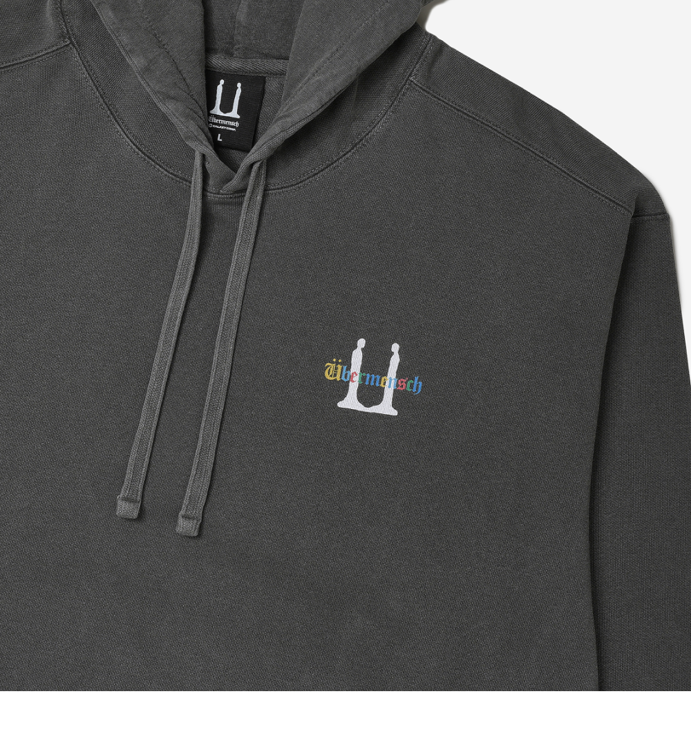 지드래곤 위버멘쉬 후드 차콜 | G-DRAGON | KREAM