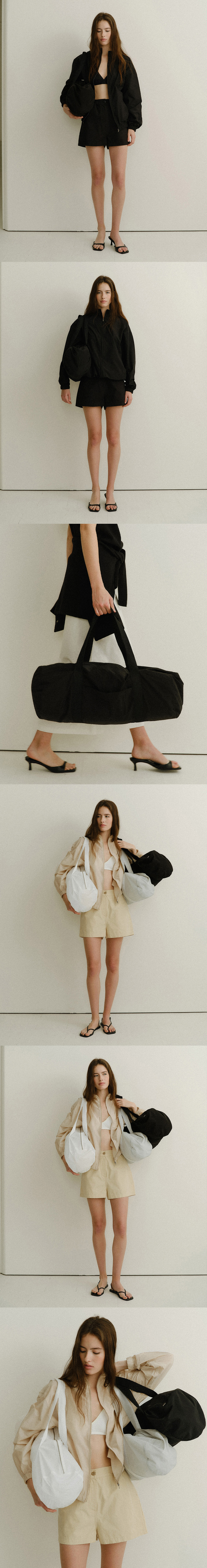 르닐 코쿤 나일론 더플 백 블랙 | LeniL | KREAM