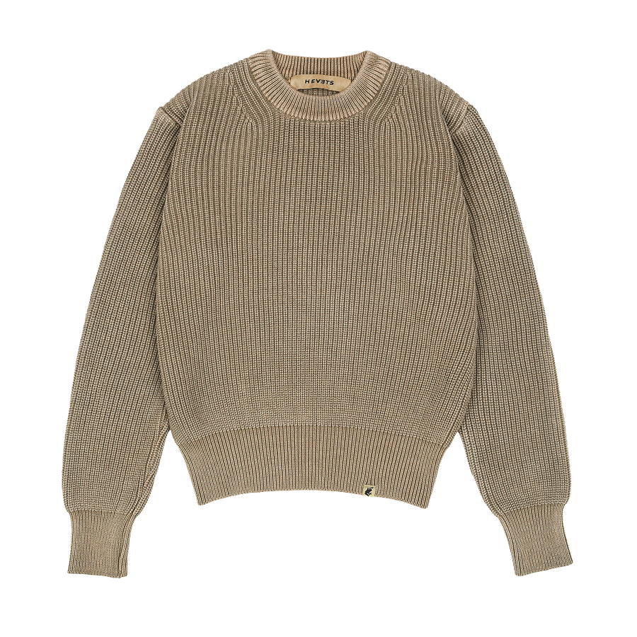 헤베츠 우먼 코튼 풀오버 카멜 | Hevets | KREAM