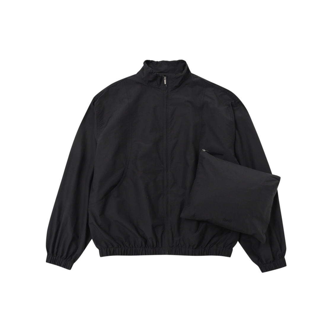 르닐 피비 리사이클 점퍼 & 파우치 세트 블랙 | LeniL | KREAM