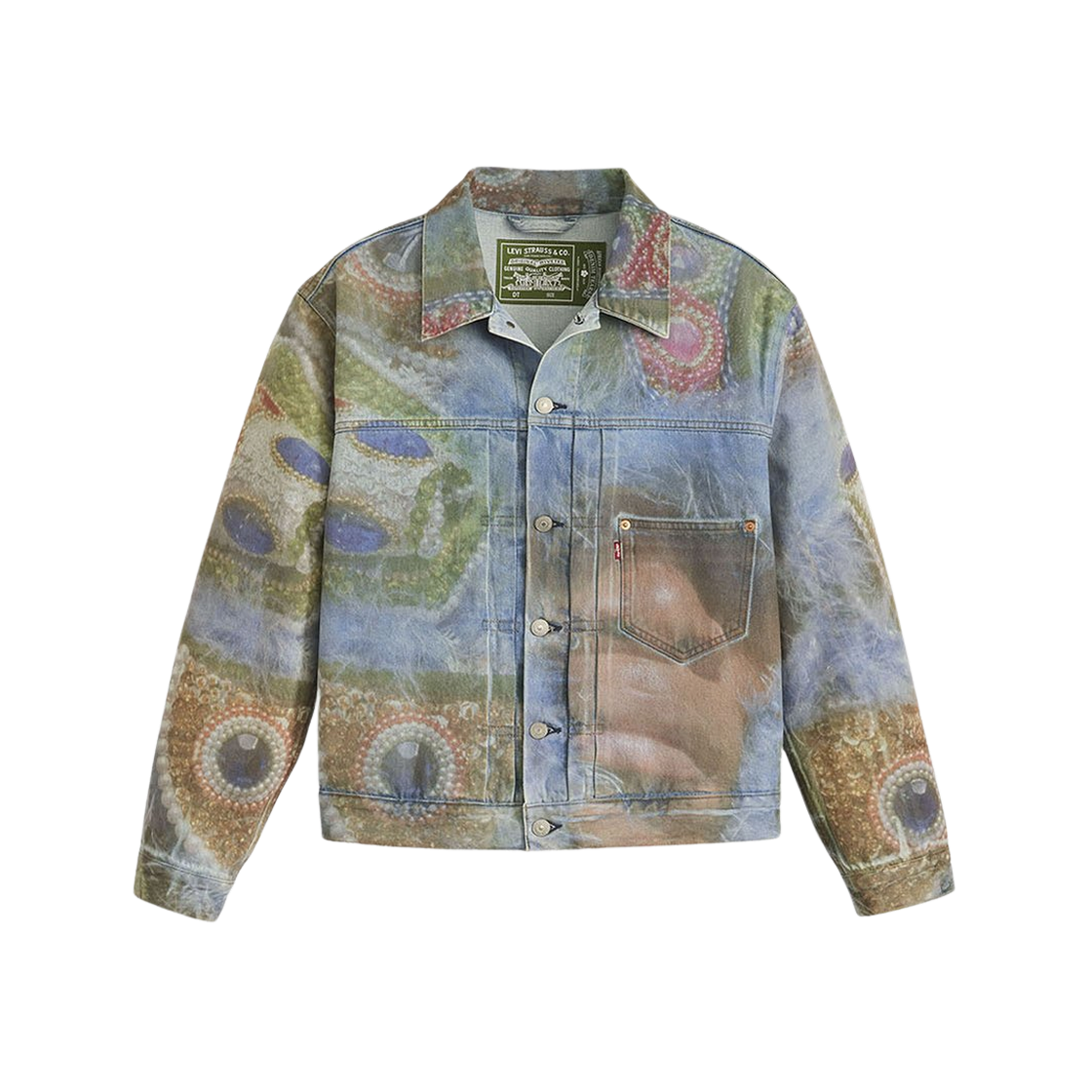 리바이스 x 데님 티어스 포토 트러커 자켓 멀티 | Levi's | KREAM