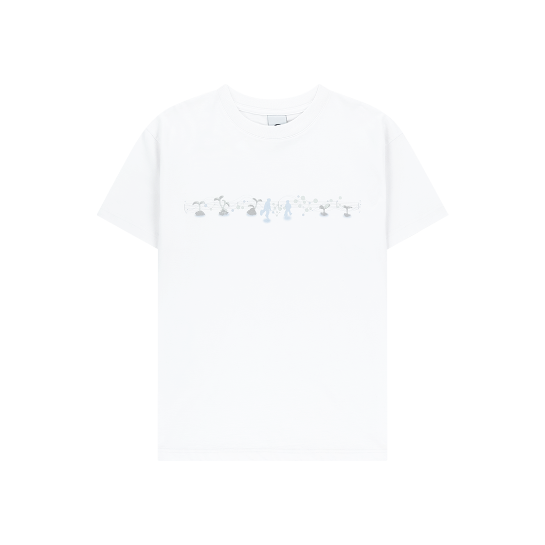 산산기어 그린 서큘러 티셔츠 화이트 | Sansan Gear | KREAM