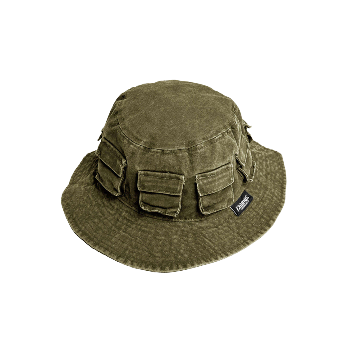 라브로스 멀티 포켓 버킷햇 올리브 | Labros | KREAM
