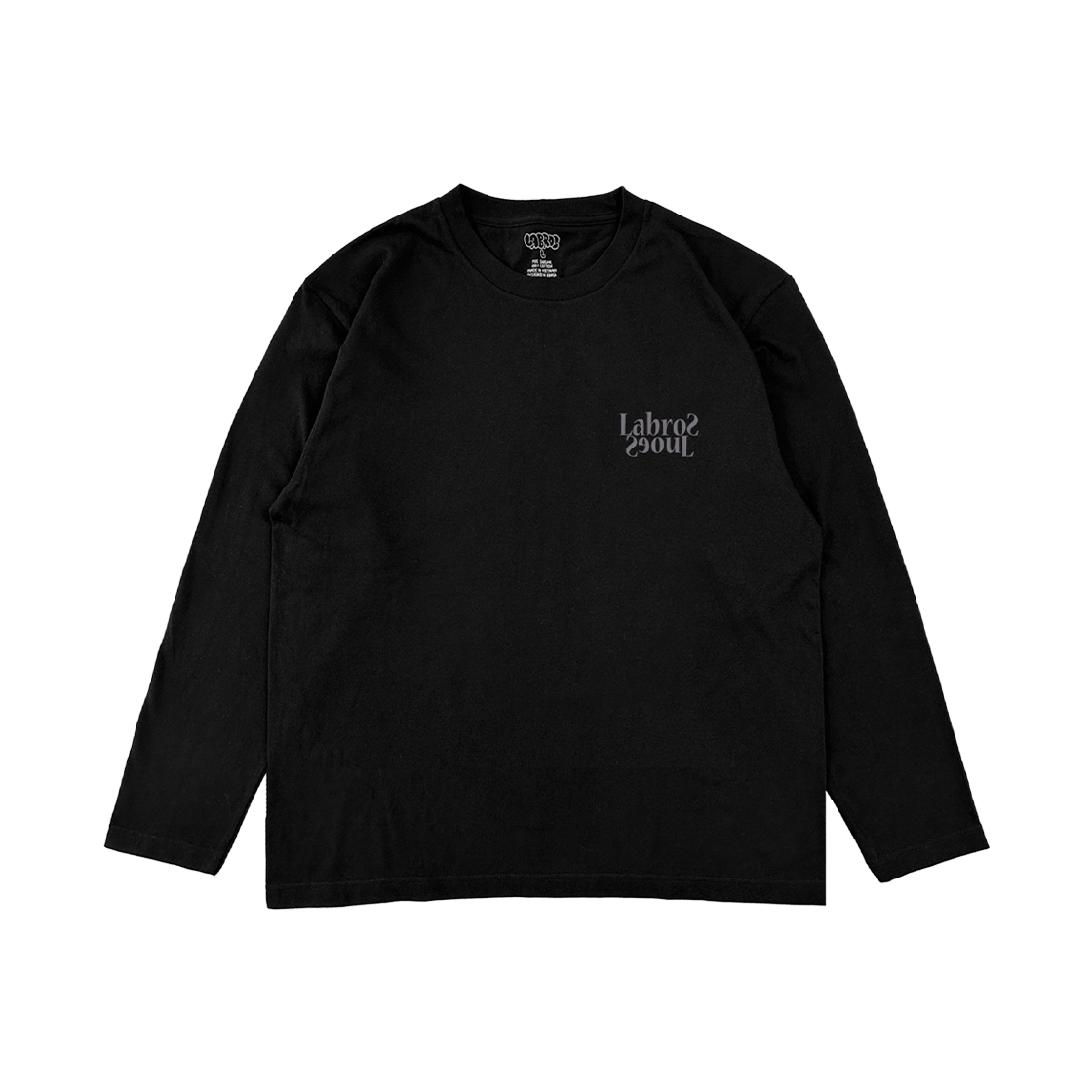 라브로스 비롱 롱슬리브 티셔츠 블랙 | Labros | KREAM