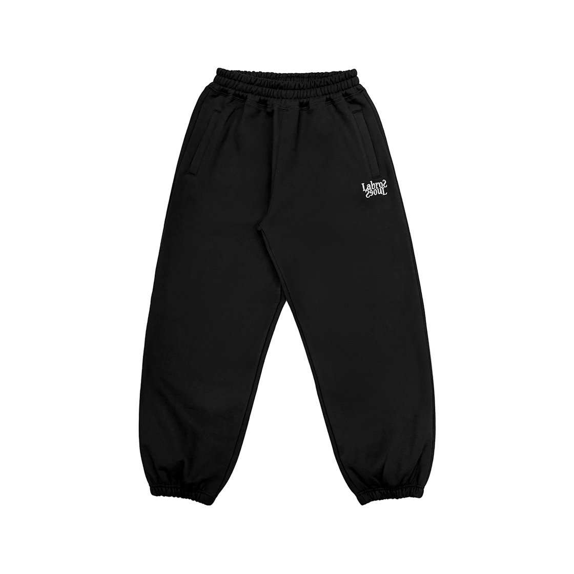 라브로스 데이지 플리스 스웨트 팬츠 블랙 | Labros | KREAM