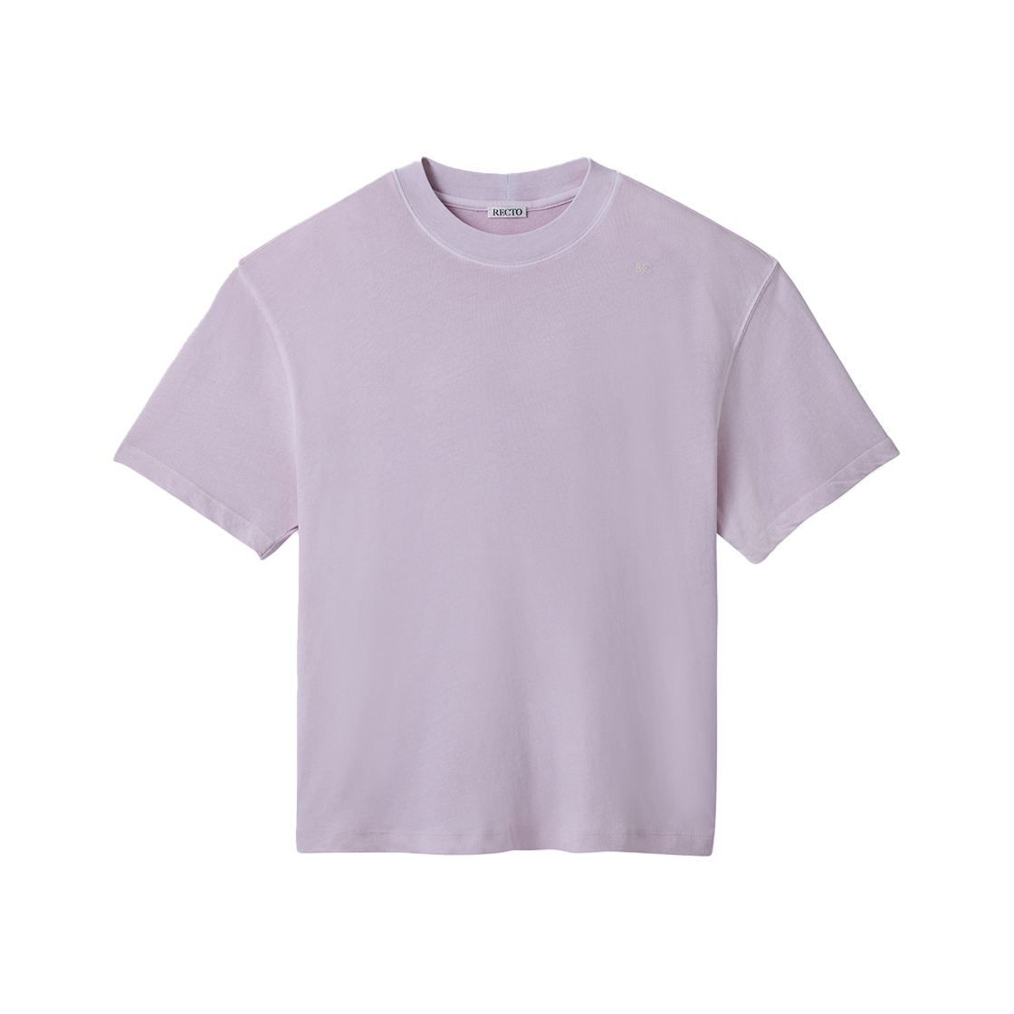 렉토 빈티지 워싱 코튼 오버사이즈 티셔츠 화이트핑크 | Recto | KREAM