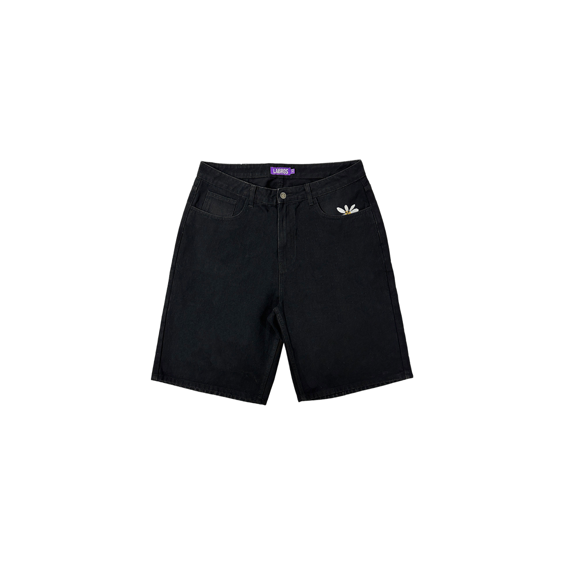 라브로스 스마트 데이지 배기 쇼츠 블랙 | Labros | KREAM