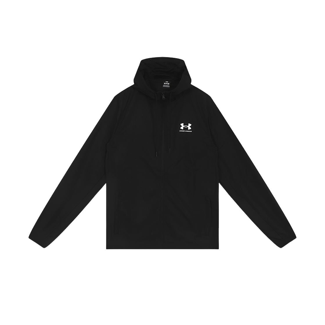 언더아머 라이벌 우븐 윈드브레이커 블랙 화이트 | Under Armour | KREAM