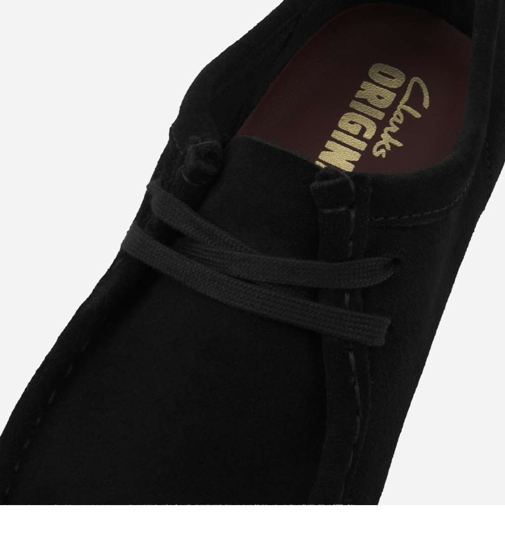 클락스 왈라비 블랙 스웨이드 | Clarks | KREAM