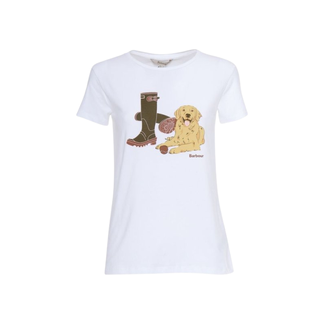 (W) 바버 로웬 그래픽 티셔츠 화이트 | Barbour | KREAM