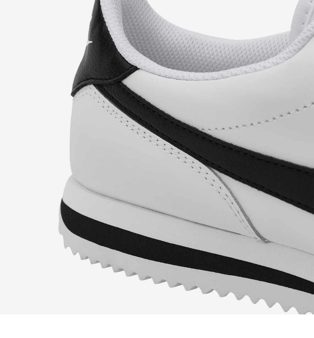 (W) 나이키 코르테즈 레더 화이트 블랙 | Nike | KREAM