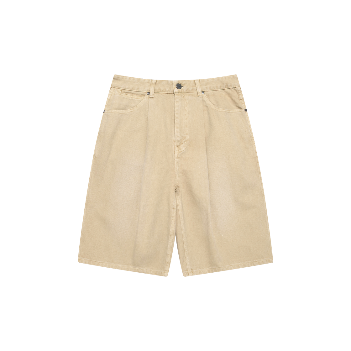 랭글러 버뮤다 원턱 데님 쇼츠 베이지 | WRANGLER | KREAM