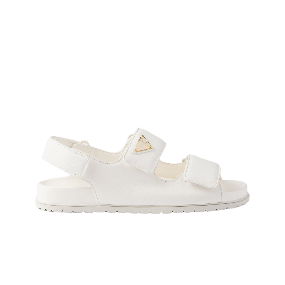 (W) 프라다 나파 레더 샌들 아이보리 | Prada | KREAM