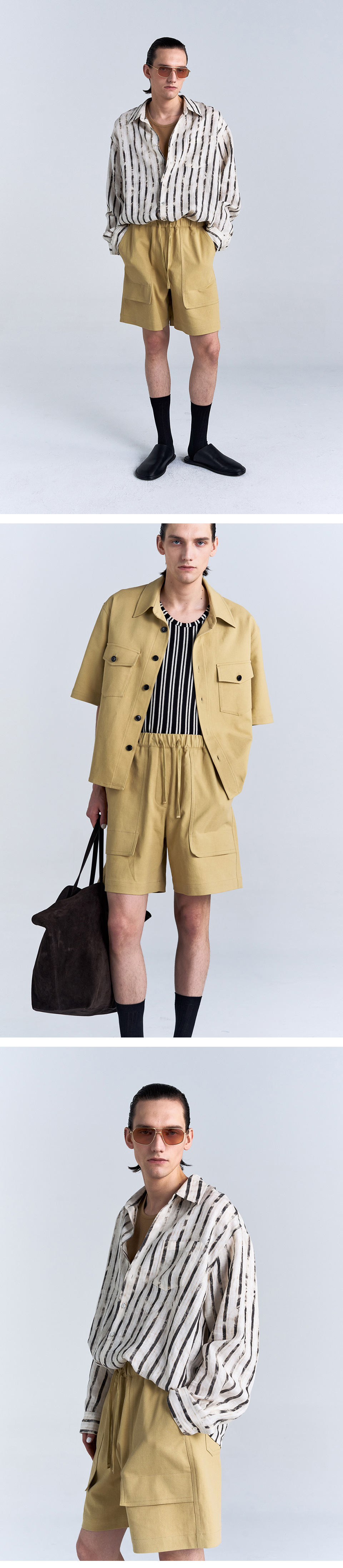 노이스 사하라 린넨 쇼츠 베이지 | Noice | KREAM