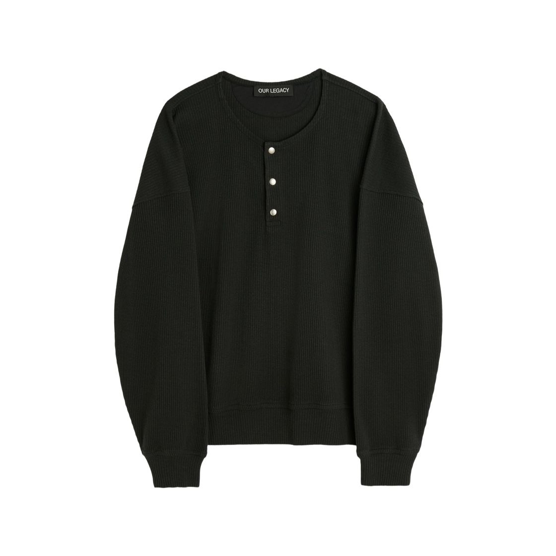 아워레가시 벌룬 스웨트셔츠 블랙 립 | Our Legacy | KREAM