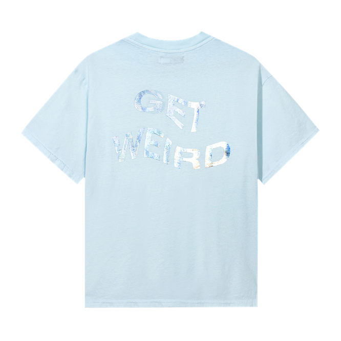 안티소셜 소셜클럽 겟 위어드 홀로그램 티 스카이블루 | Anti Social Social Club | KREAM