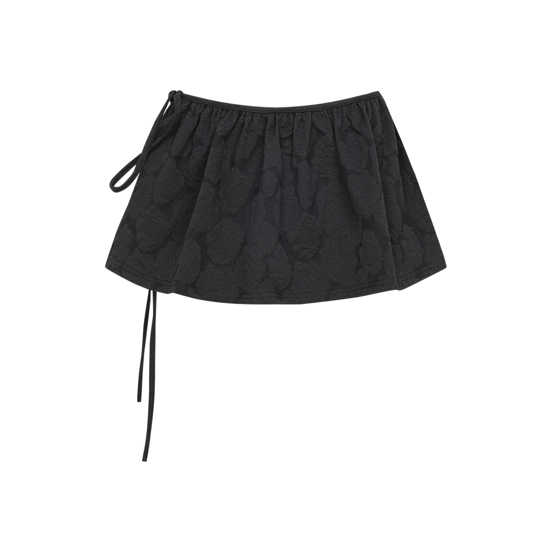 레터프롬문 로즈 엠보 레이어드 스커트 블랙 | LETTER FROM MOON | KREAM