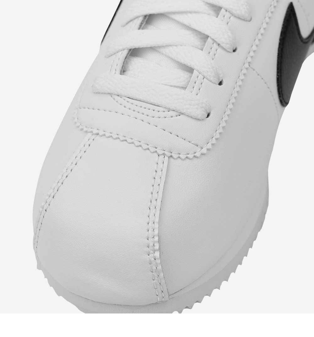 (W) 나이키 코르테즈 레더 화이트 블랙 | Nike | KREAM