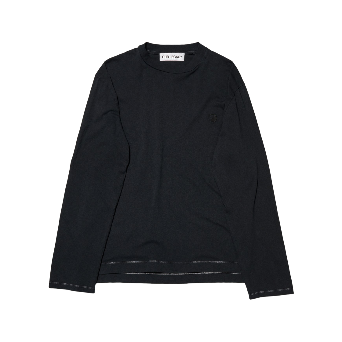 아워레가시 박스 롱슬리브 티셔츠 블랙 음양 자수 | Our Legacy | KREAM
