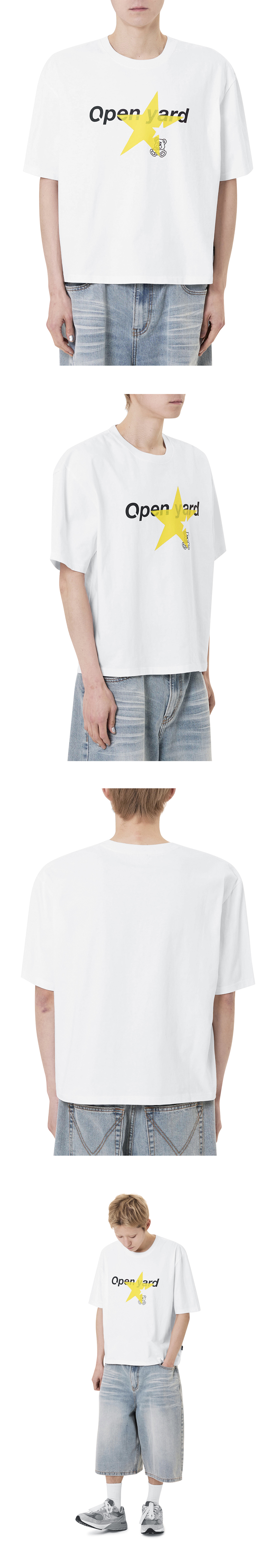 오와이 돌리 스타 로고 크롭 티 화이트 | OY | KREAM