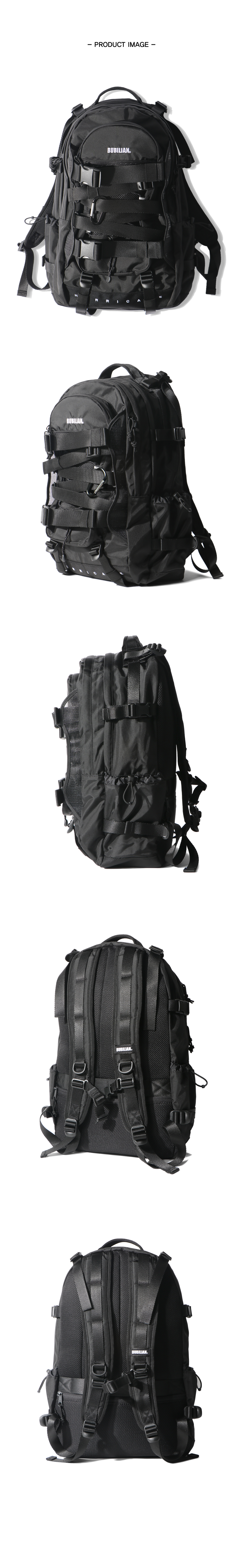 버빌리안 허리케인 백팩 블랙 | BUBILIAN | KREAM