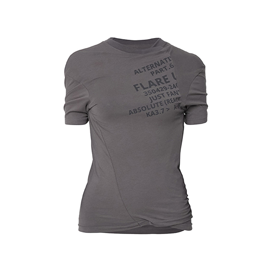 플레어업 어심메트리컬 레이어드 티셔츠 그레이 | FLAREUP | KREAM