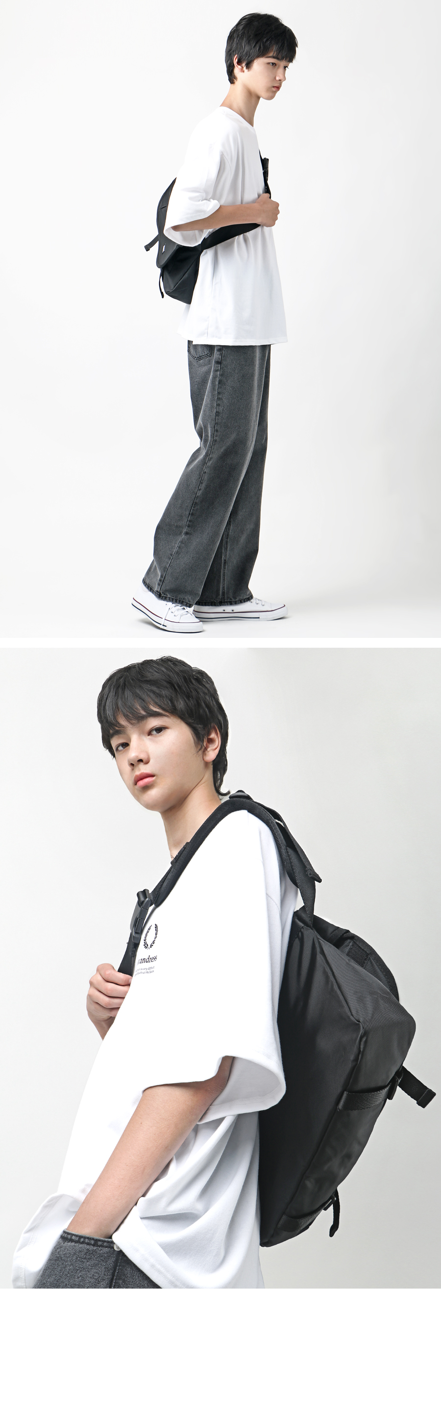 버빌리안 아그네스 메신저백 블랙 | BUBILIAN | KREAM