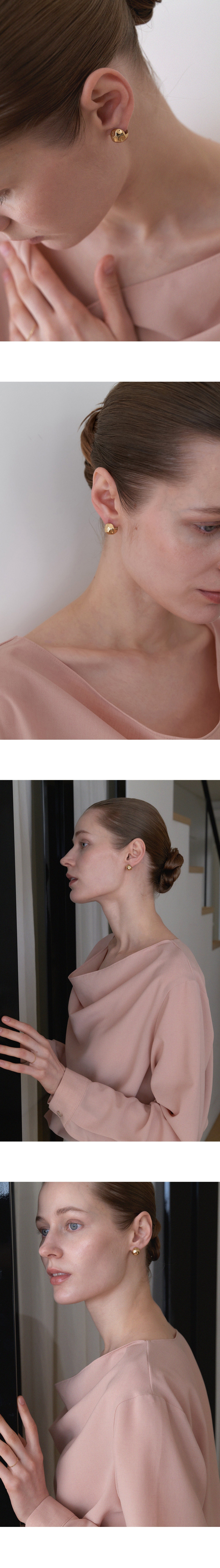 바이위켄드 해머 볼 이어링 실버 12mm | BYWEEKEND | KREAM