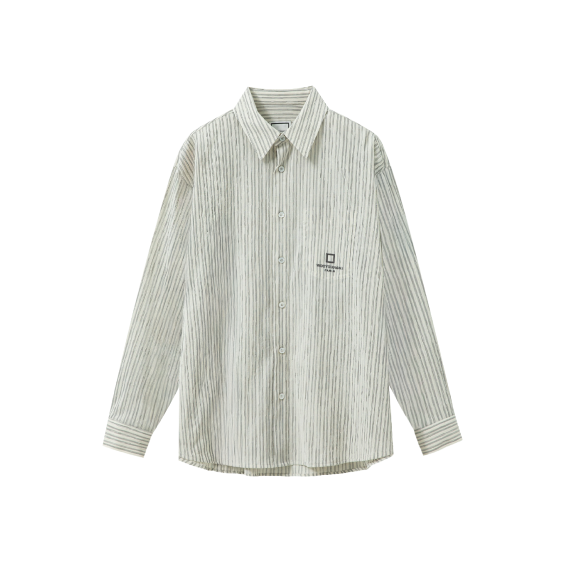 우영미 스트라이프 셔츠 아이보리 - 25SS | Wooyoungmi | KREAM