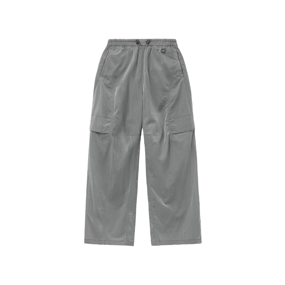 우영미 나일론 트랙 팬츠 그레이 - 25SS | Wooyoungmi | KREAM