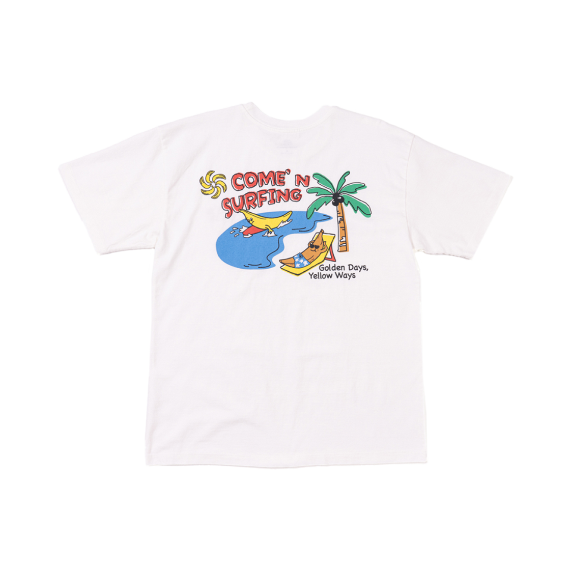 빅웨이브 컬렉티브 커먼 서핑 반팔티 화이트 | BIGWAVE COLLECTIVE | KREAM