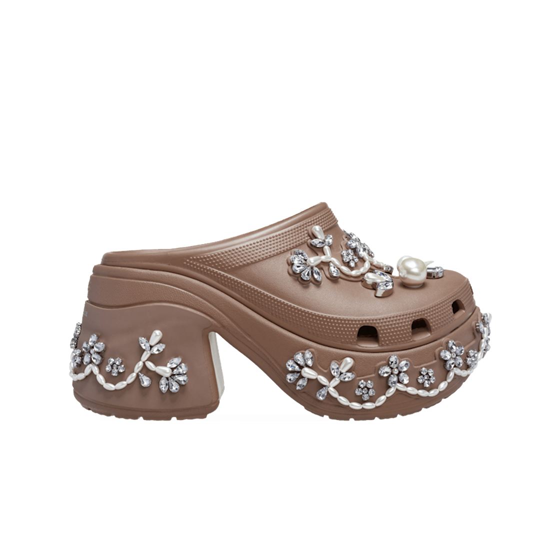 크록스 x 시몬 로샤 사이렌 클로그 라떼 | Crocs | KREAM