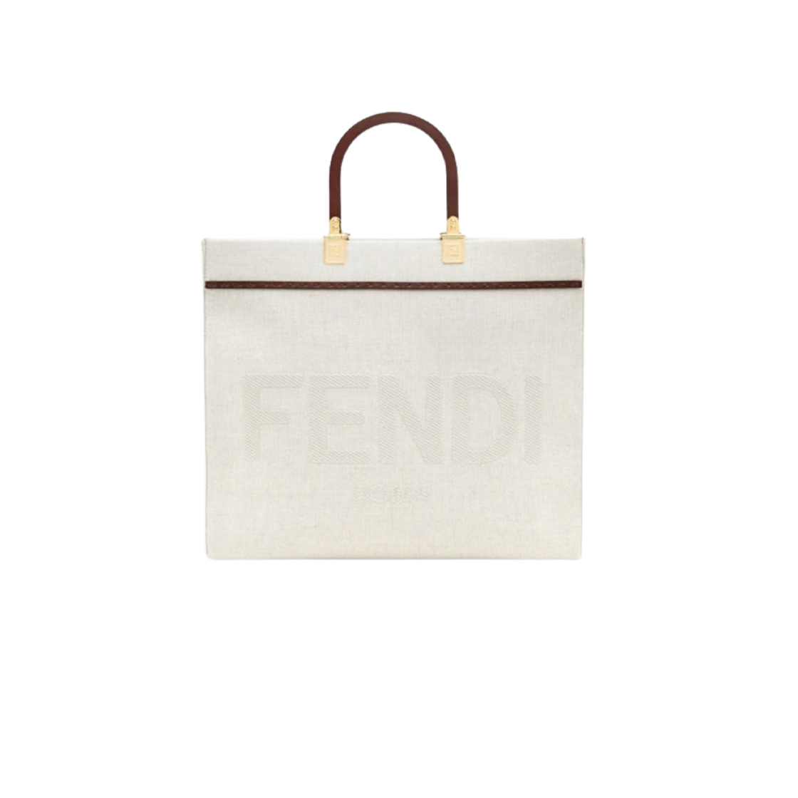 펜디 선샤인 미디움 캔버스 쇼퍼백 화이트 | Fendi | KREAM