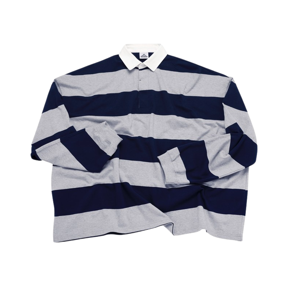 MJD 오버사이즈 스트라이프 럭비 셔츠 M.그레이 | MJD | KREAM