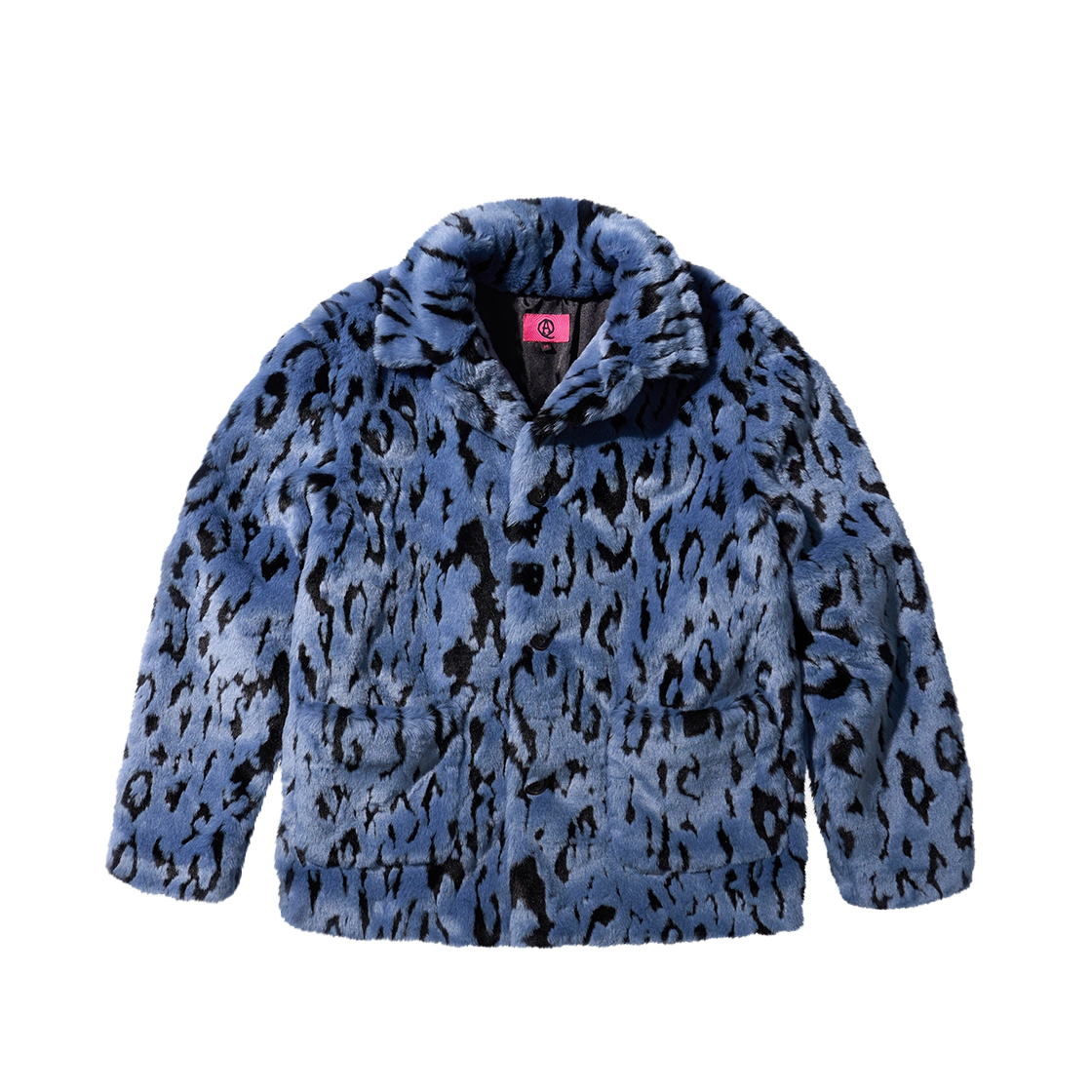 에이큐 폭스 퍼 자켓 스카이 레오파드 | AQ | KREAM